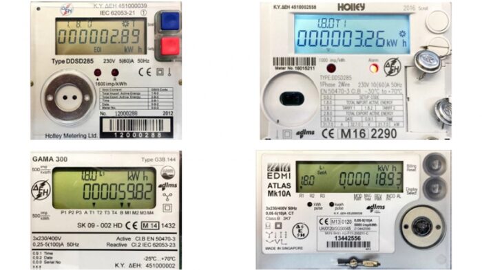 Ενδείξεις στις οθόνες των ηλεκτρονικών μετρητών της ΔΕΗ - Electricalnews